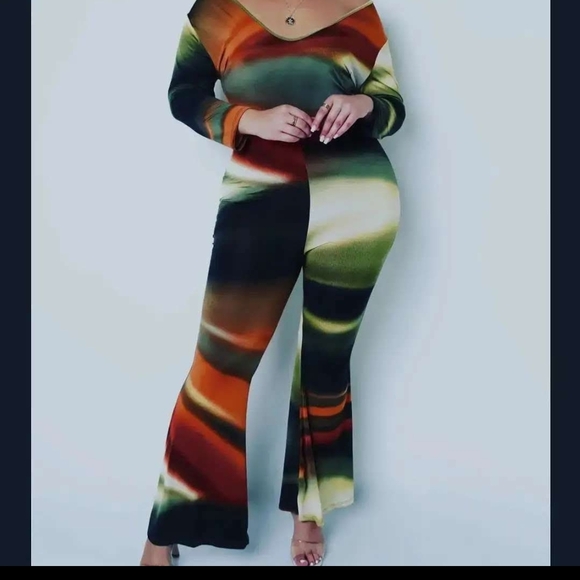 Pants & Jumpsuits | Multicolor Womens Jumpsuit | Poshmark